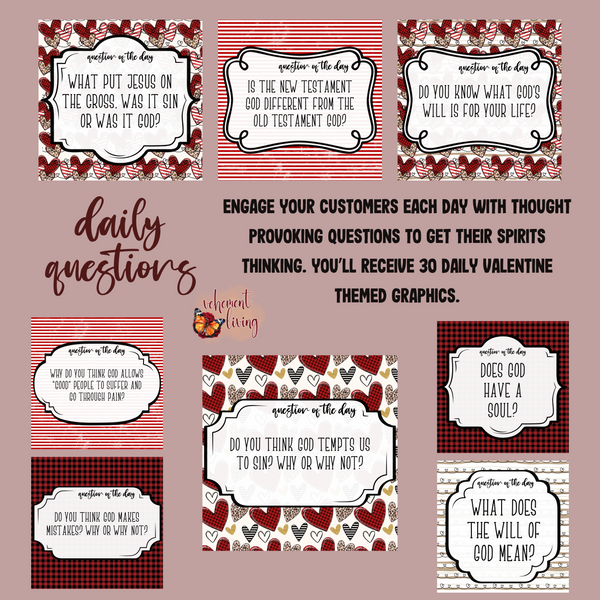 30 Thought Provoking Questions February – Vehement Living